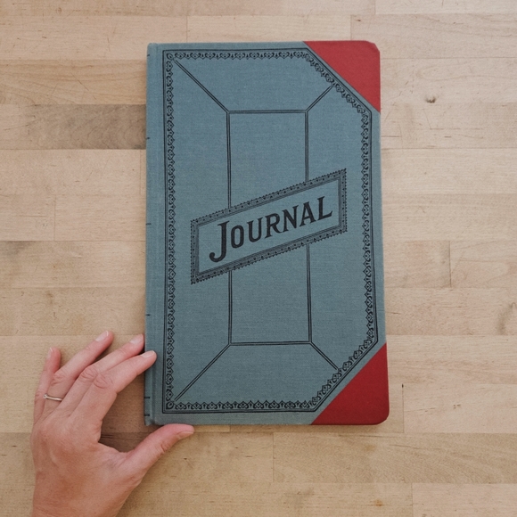 Vintage | Office | Vintage Blank Record Book Ledger Journal Mint ...